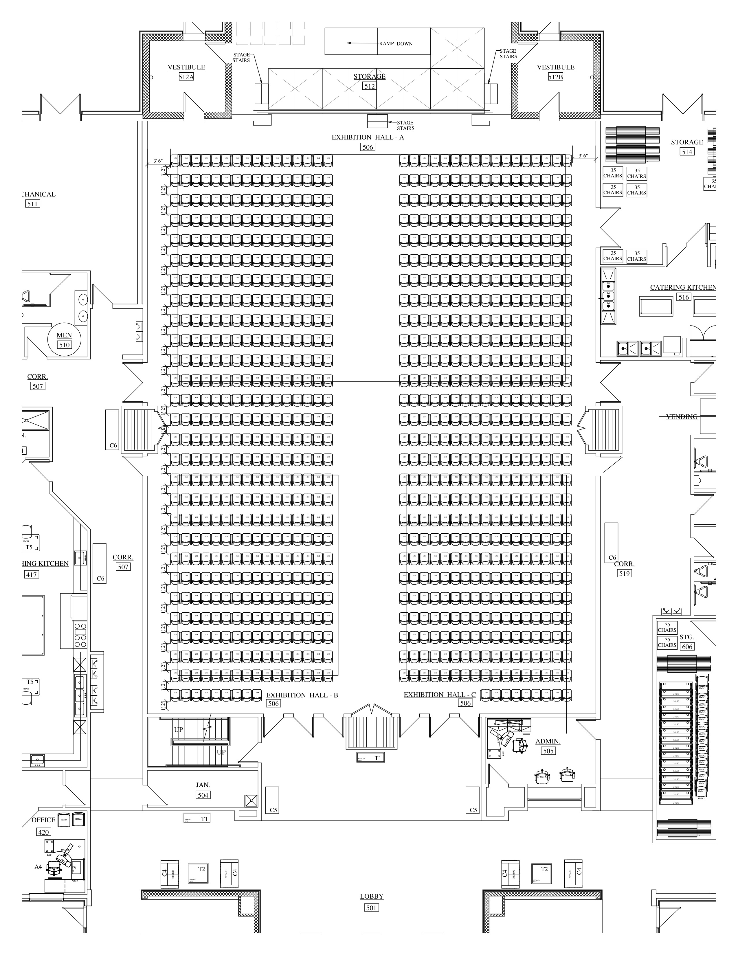 Conference Hall Design Plan Conference Hall Design Plan
